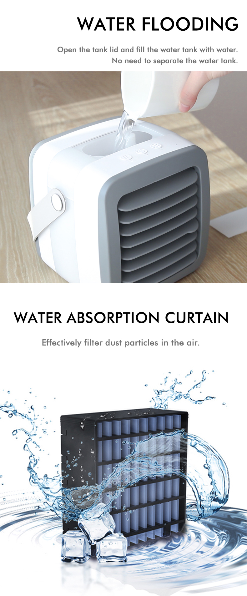 China Professional Design 24v Dc Air Cooler - USB desk min air cooler ...