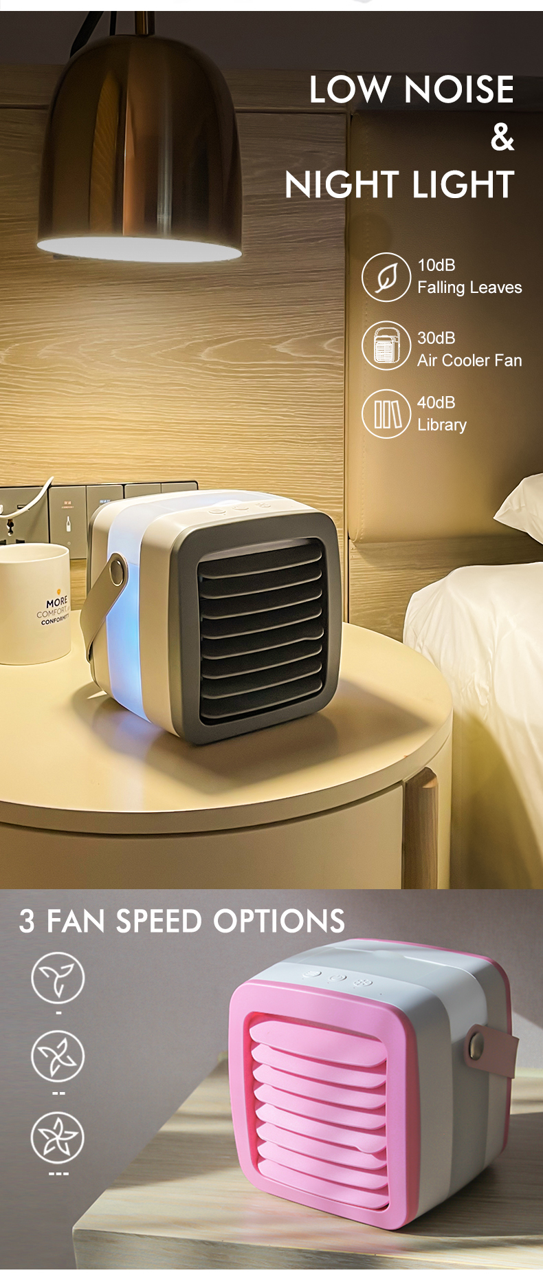 China Professional Design 24v Dc Air Cooler - USB desk min air cooler ...